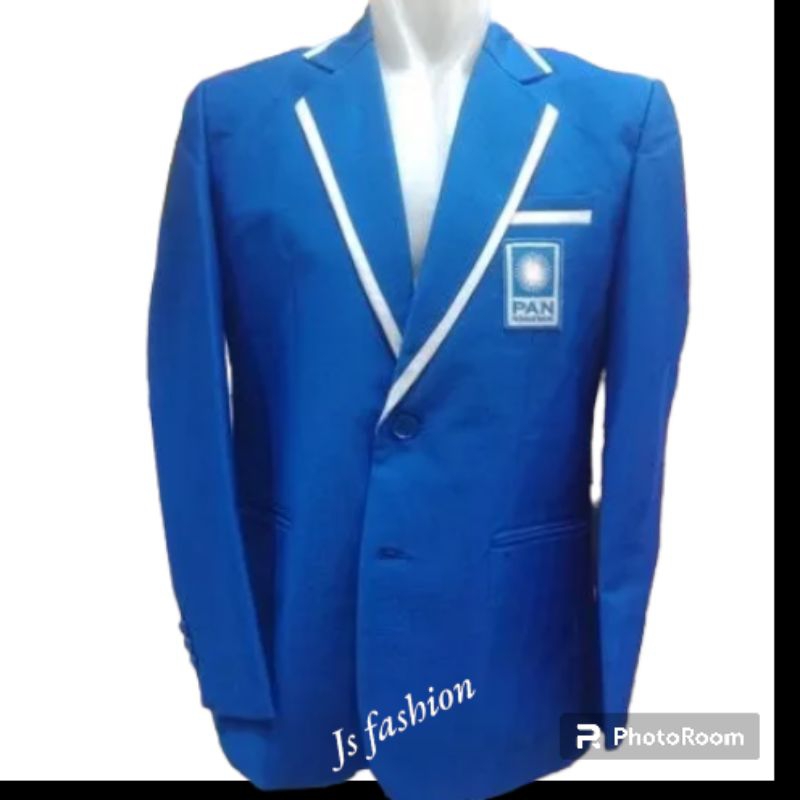 Jual jas blazer wanita partai PAN/Blazer seragam model list putih(sudah ...