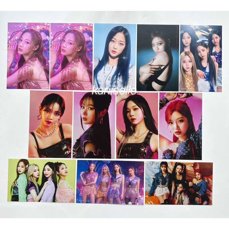 Jual AESPA KARINA GISELLE WINTER NINGNING GROUP 4x6 PHOTO postcard pc ...