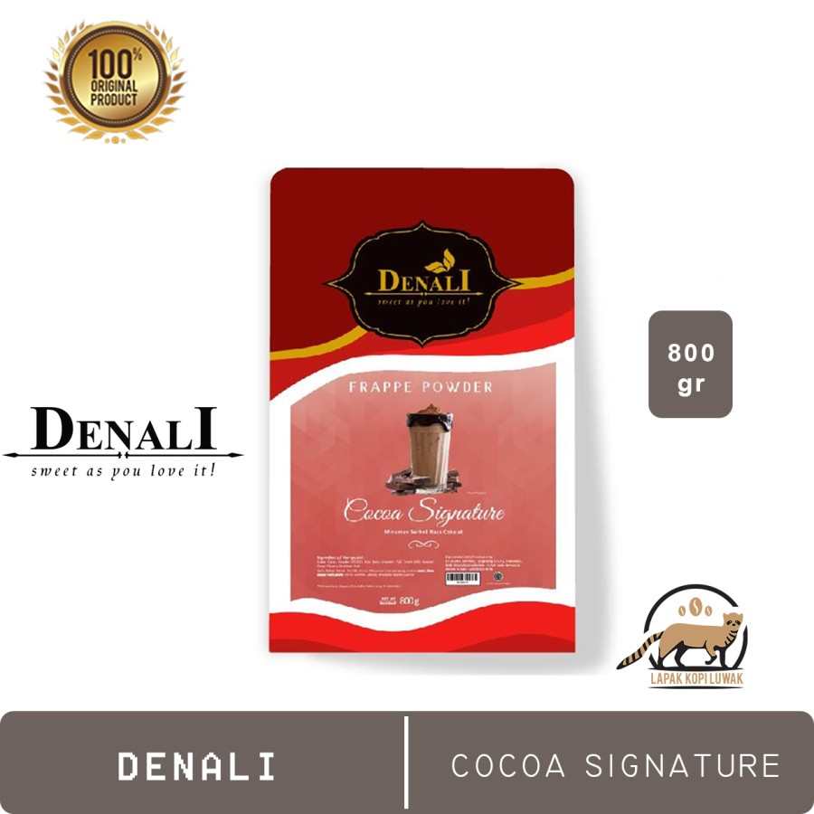 Jual Denali Powder All Variant - Red Velvet, Matcha, Cocoa Signature ...