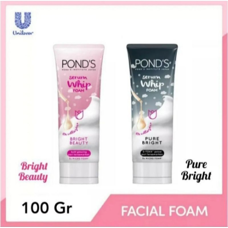 Jual Pond's Serum Whip Foam 10x Collagen 100ml / Ponds Bright Beauty ...