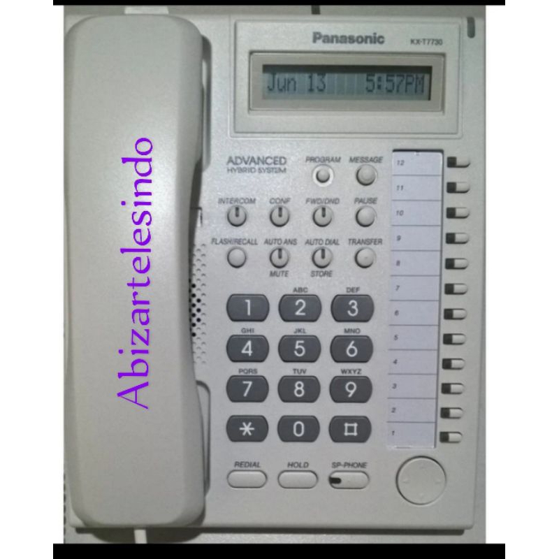 Jual Pesawat telpon Panasonic KX -T 7730 second khusus pakai PABX | Shopee Indonesia