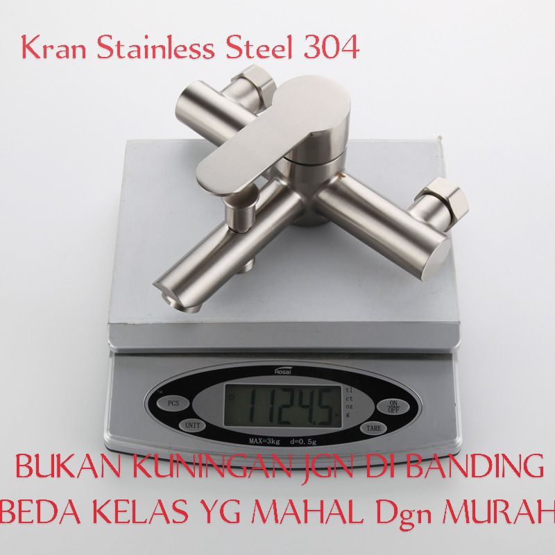Jual Kran Bathtub Stainless Sus304 - Kran Shower - Keran Mixer Air ...