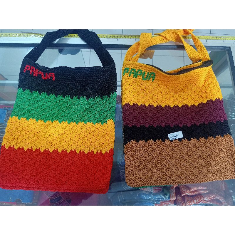 Jual TAS PAPUA RASTA / TAS RAJUT PAPUA / TAS NOKEN PAPUA / NOKEN PAPUA ...