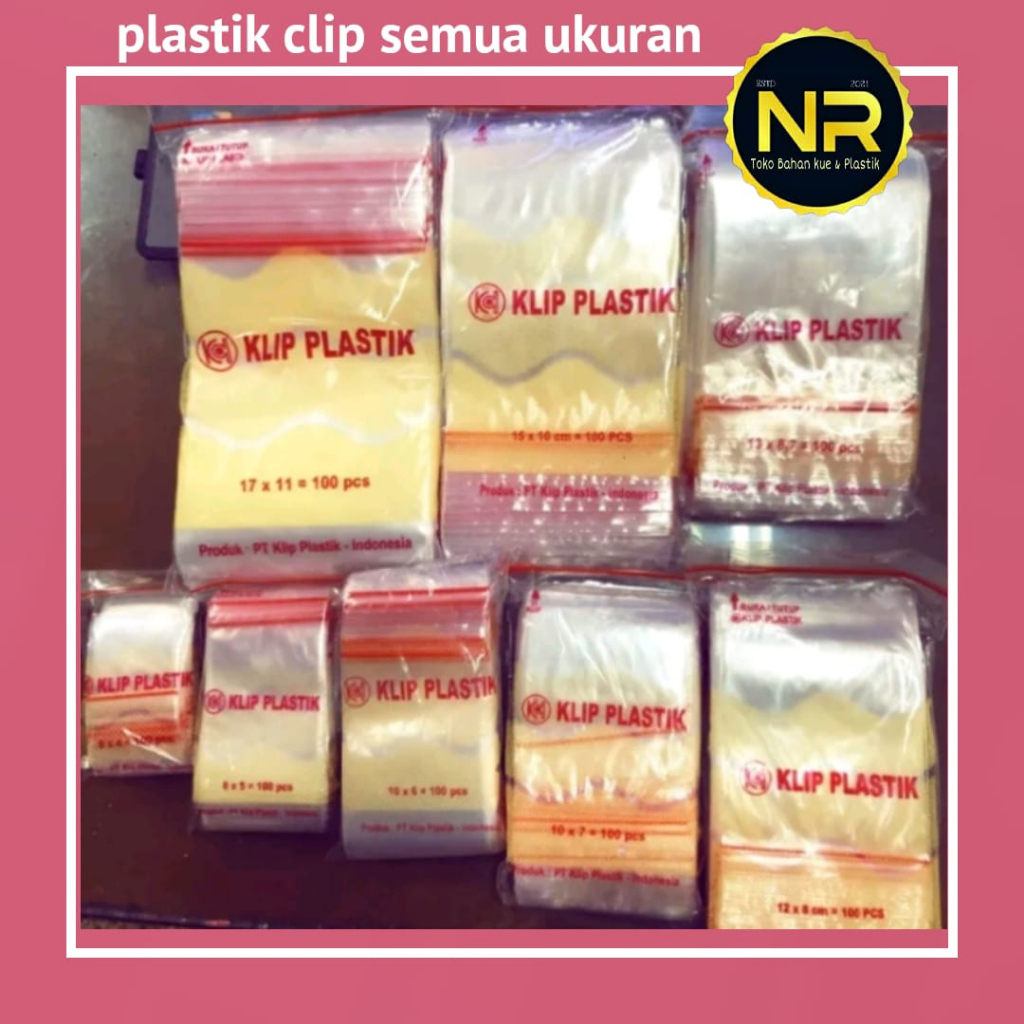 Jual plastik clip ukuran 20x30/30x40 isi 100pcs | Shopee Indonesia