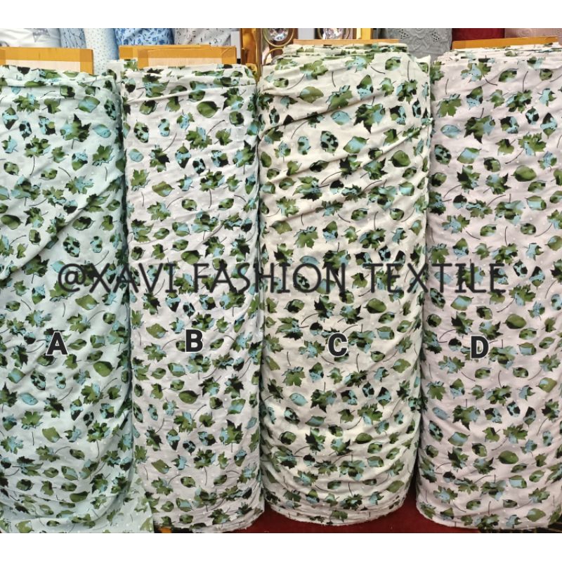 Jual Kain Katun Paris Premium Rubia Motif || Harga Per Setengah Meter ...