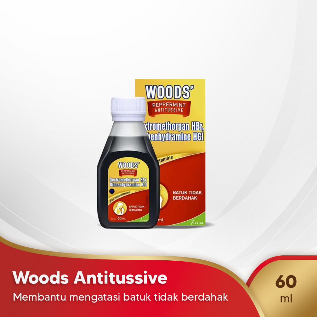 Jual Woods Antitussive 60 Ml - Obat Batuk Tidak Berdahak | Shopee Indonesia
