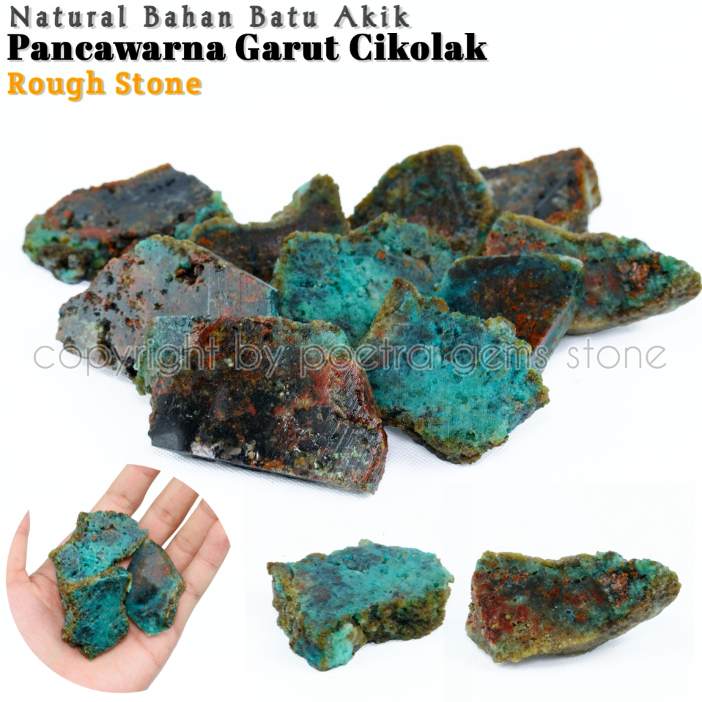 Jual Bahan Rough Natural Pancawarna Garut Cikolak Koleci | Shopee Indonesia