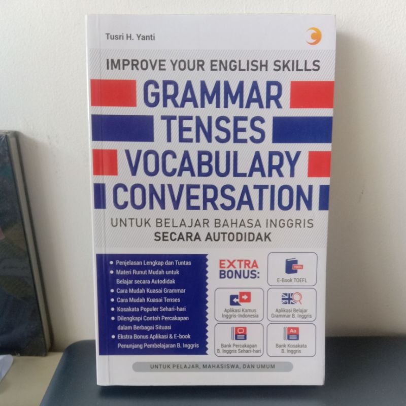 Jual BUKU GRAMMAR TENSES VOBABULARY CONVERSATION | Shopee Indonesia