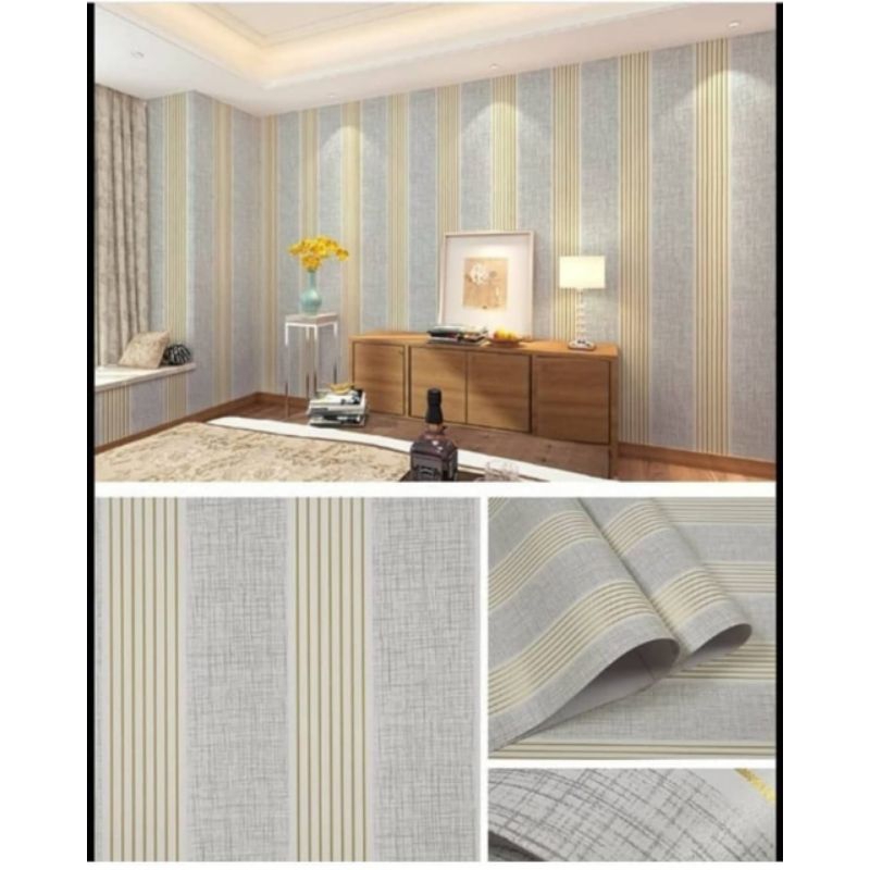 Jual Wall stiker Motif Liris anti air dan tinggal tempel uk 45cm x 10m ...