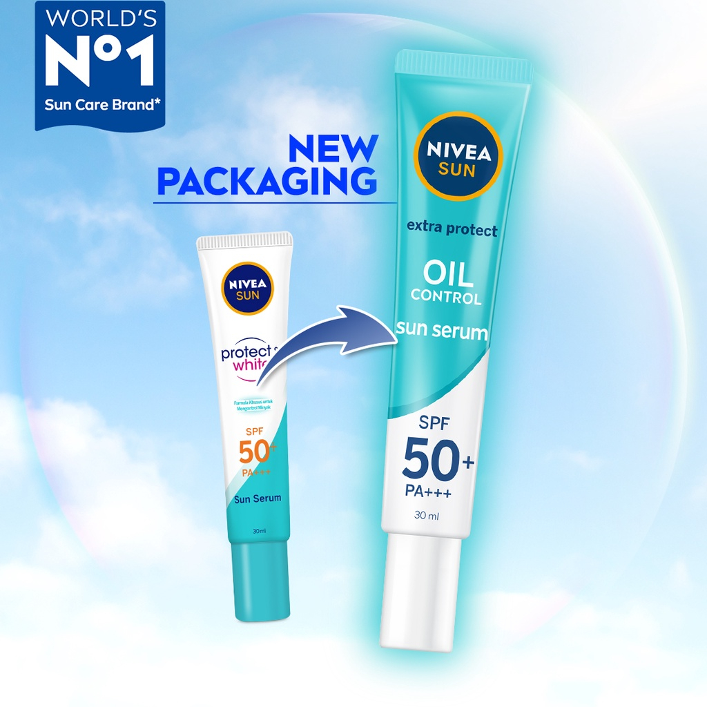 Jual NIVEA SUN Extra Protect Oil Control Sun Serum SPF 50+ PA+++ 30ml | Shopee Indonesia
