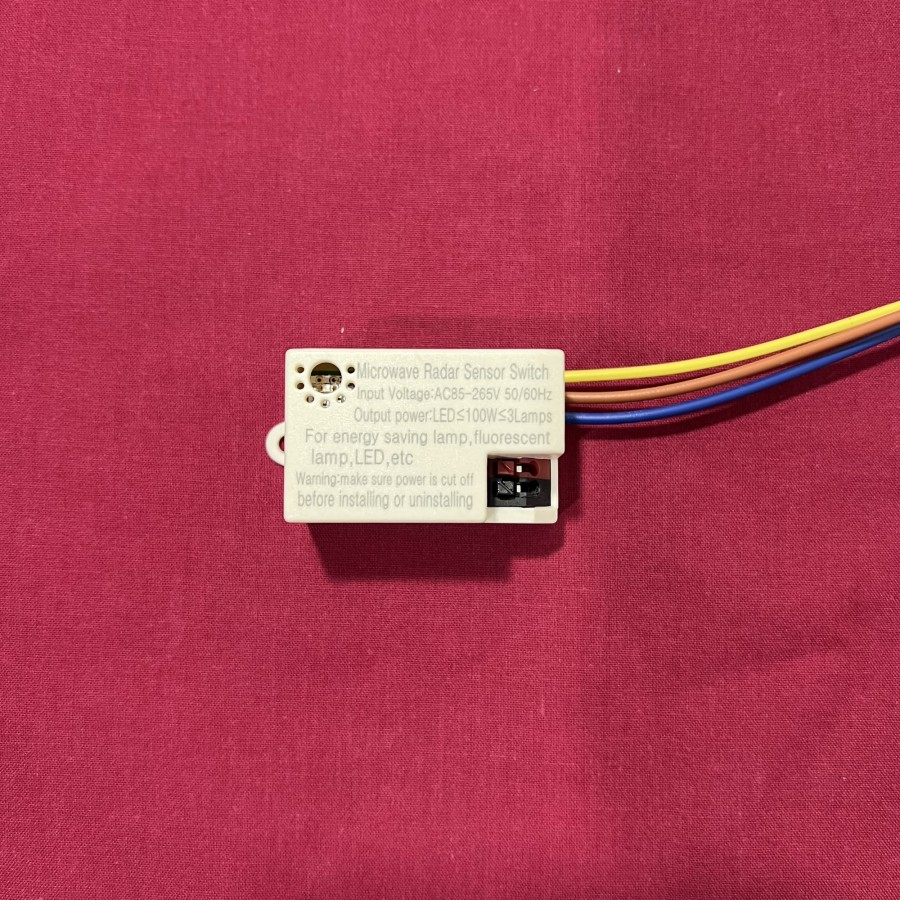 Jual Switch Radar Sensor Otomatis On Off Saklar Lemari Lampu LED 220V ...