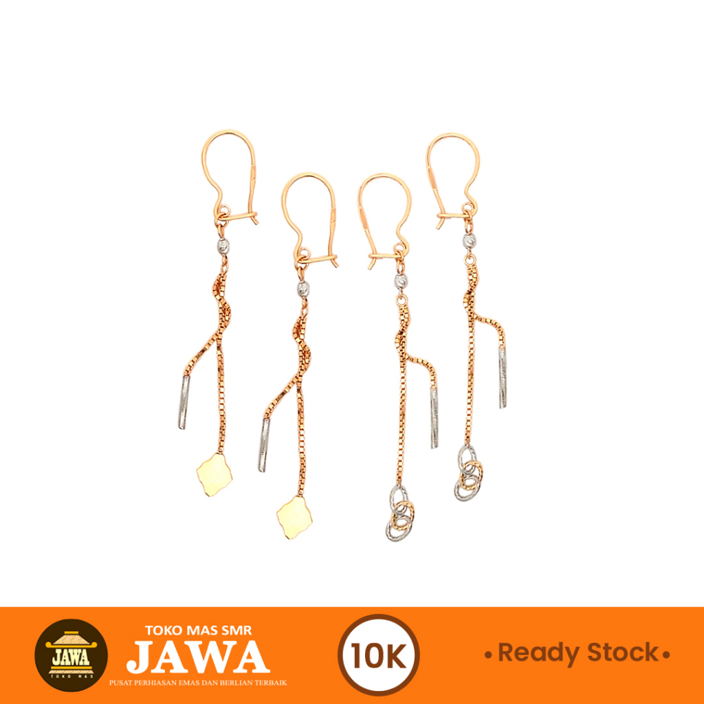 Jual Anting Emas Zwetta Kadar 10K Toko Mas Jawa | Shopee Indonesia