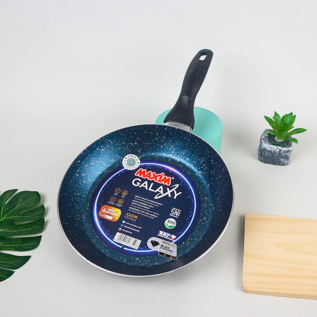 Jual Teflon Maxim Galaxy Fry Pan 22 cm | Shopee Indonesia