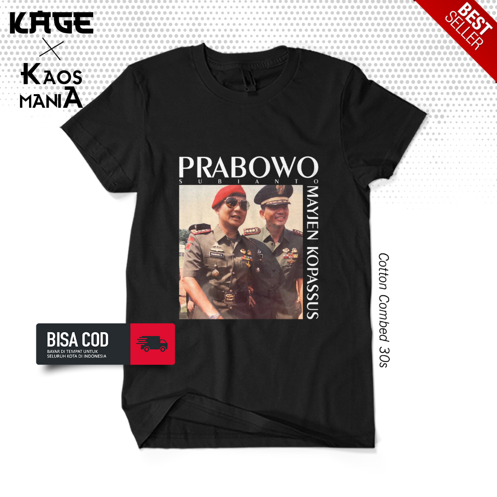 Jual Baju Kaos Pria Distro PRABOWO SUBIANTO KOPASSUS Terbaru 2024 KAOS ... Jual Baju Kaos Pria Distro PRABOWO SUBIANTO KOPASSUS Terbaru 2024 KAOS ...
