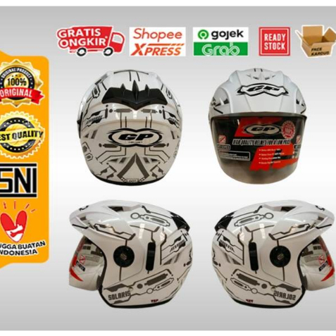 Jual Helm Hal Face GP Diablo Size L, SNI | Shopee Indonesia