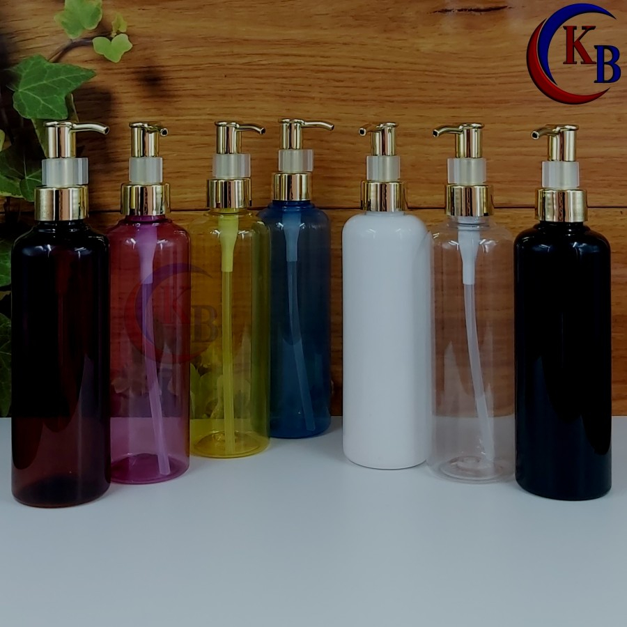 Jual BOTOL PUMP LOTION 250 ML CLIP GOLD NECK 24 / BOTOL PLASTIK PET BR 250ML | Shopee Indonesia