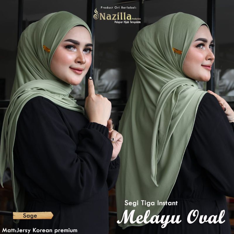 Jual JILBAB SEGITIGA INSTAN MELAYU OVAL ORI NAZILLA / JILBAB SEGITIGA INSTAN JERSEY | Shopee ...