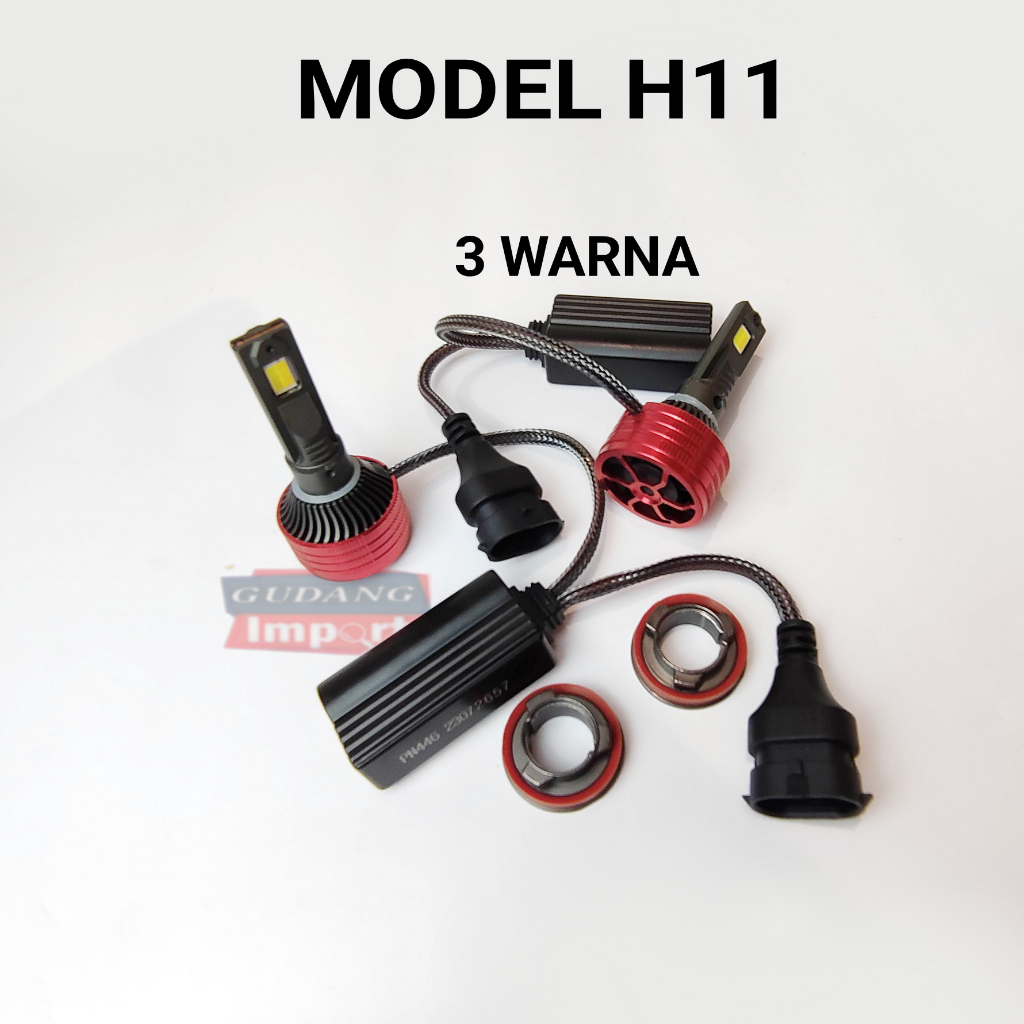 Jual LAMPU LED MOBIL 3 WARNA SUROW SRW50TC H4 H11 H1 HB3 HB4 9005 9006 H7 | Shopee Indonesia