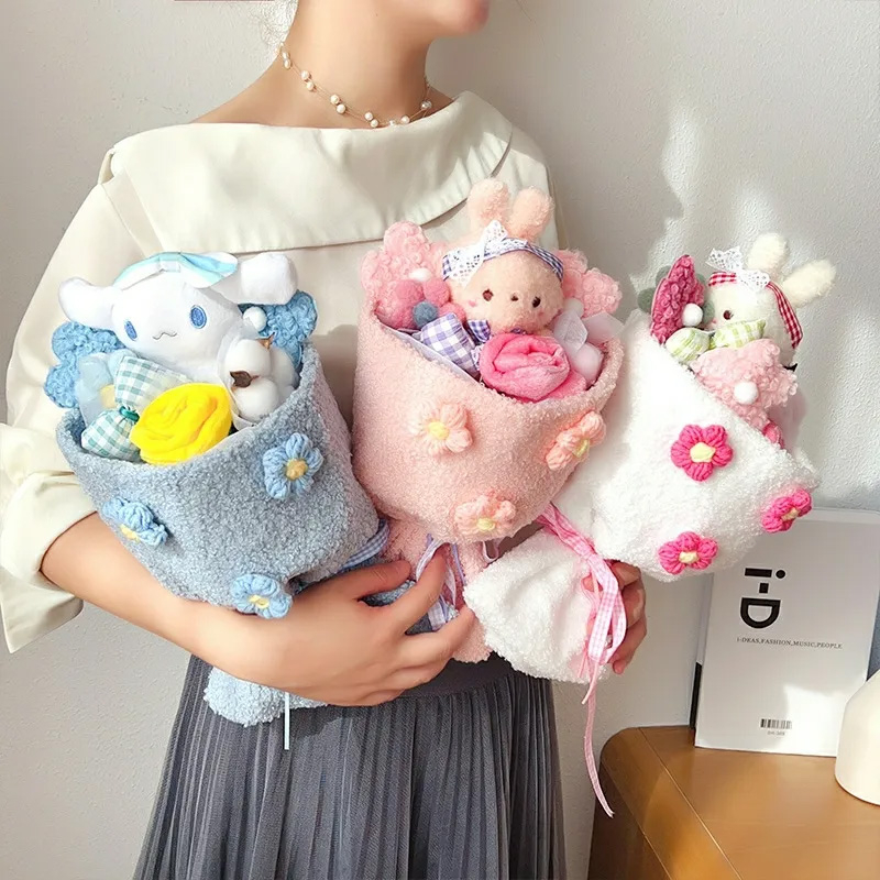 Jual Kelinci Kado Ultah / Termasuk Tas Hadiah / Buket Boneka Buket ...