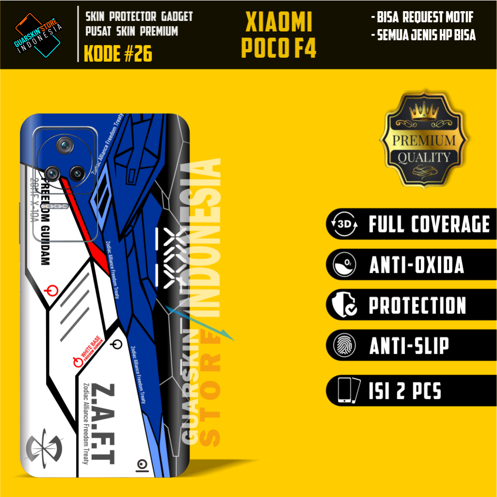 Jual Skin Protector Xiaomi Poco F4 Kode 26-30 Bisa Request Gambar ISI 2 ...