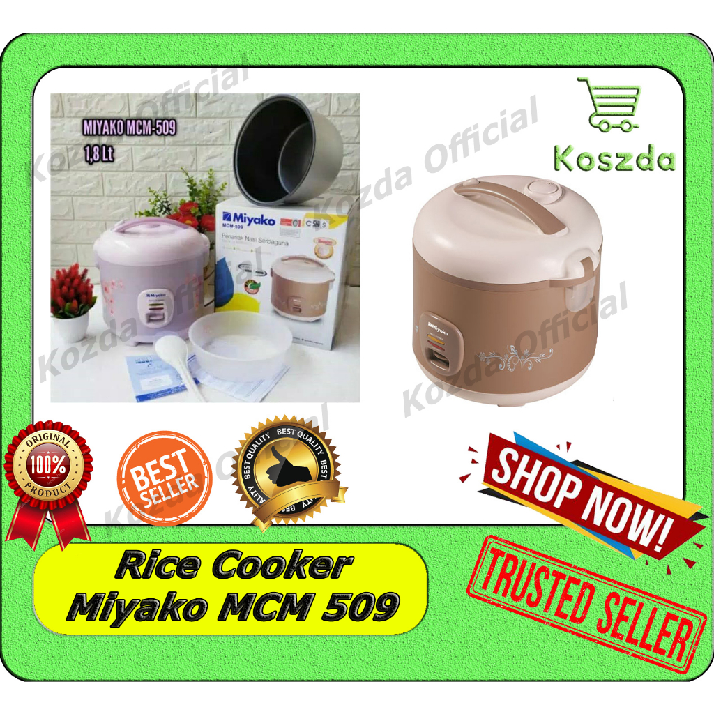 Jual Rice Cooker Penanak Nasi MIYAKO MCM 509 Magic Com Original Miyako ...