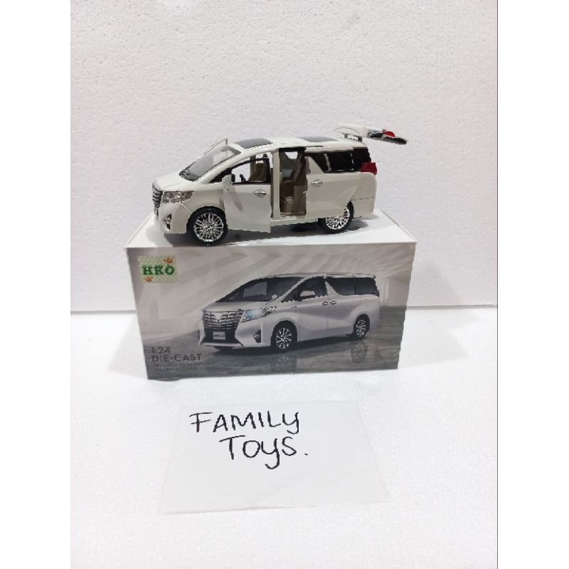 Jual DIECAST MINIATUR ALPART PUTIH JUMBO 1:24 ADA LAMPU DAN BERSUARA ...