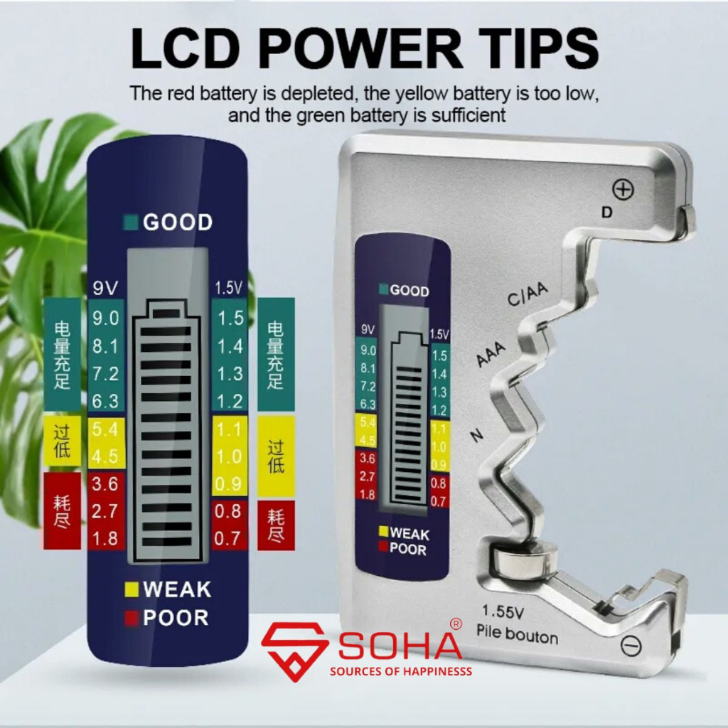 Jual TK-18 Universal Battery Tester Checker Alat Tes Cek Test Kapasitas ...