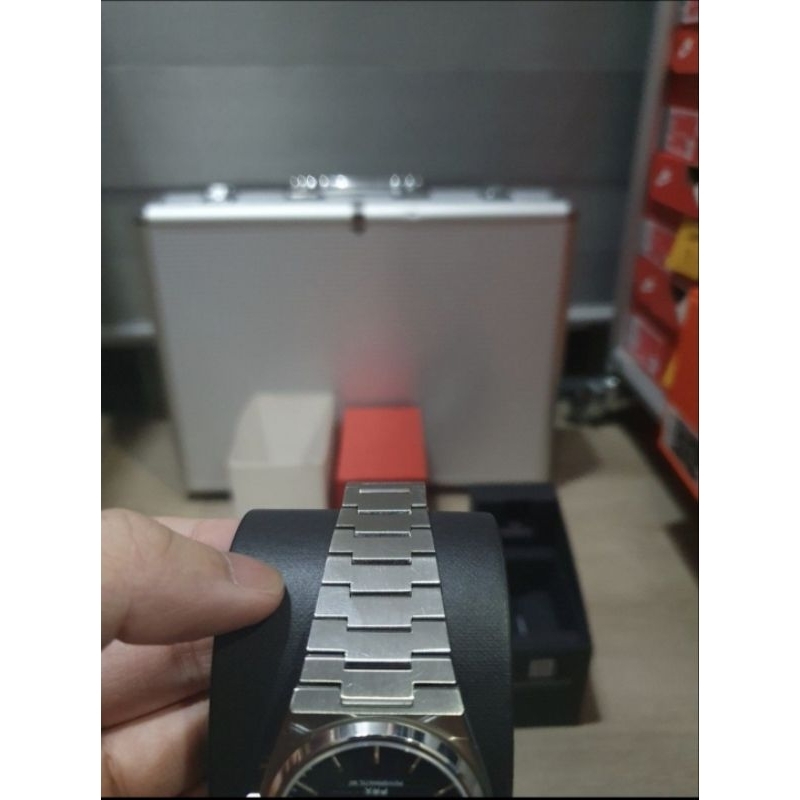 Jual Tissot PRX Powermatic 80 Blue Waffle Dial - Original - Like New In ...