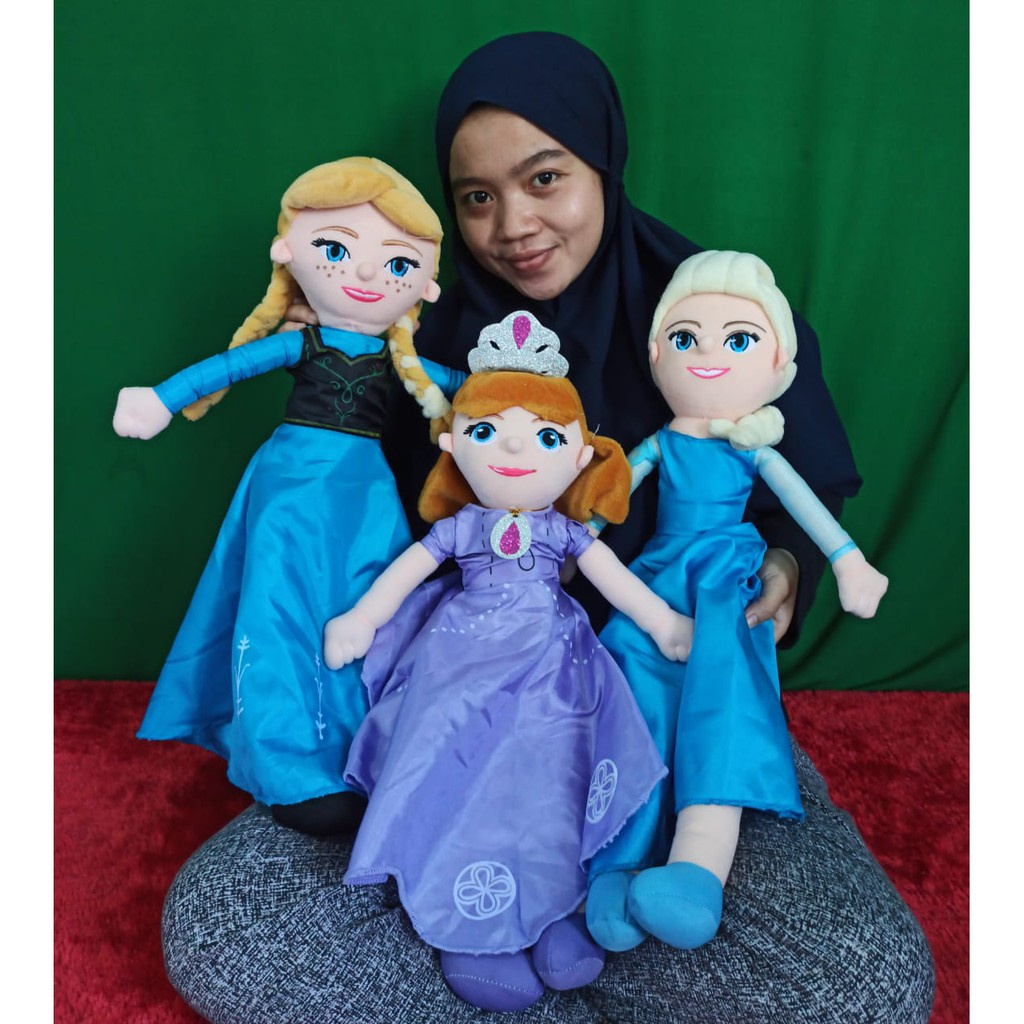 Jual Boneka Frozen Elsa Dan Anna Lucu Dan Imut Mainan Anak Perempuan ...