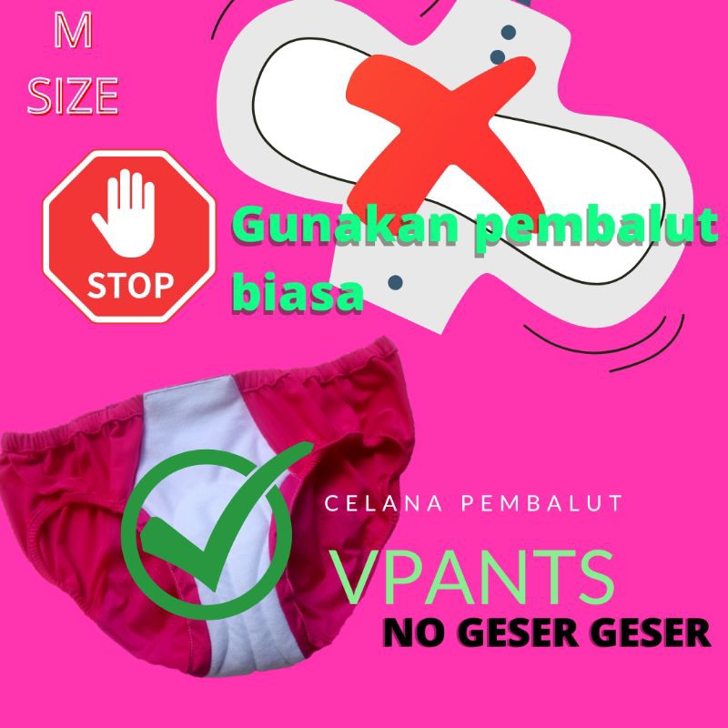 Jual Pembalut menstrual underware vpants Smart women Ramah Lingkungan ...