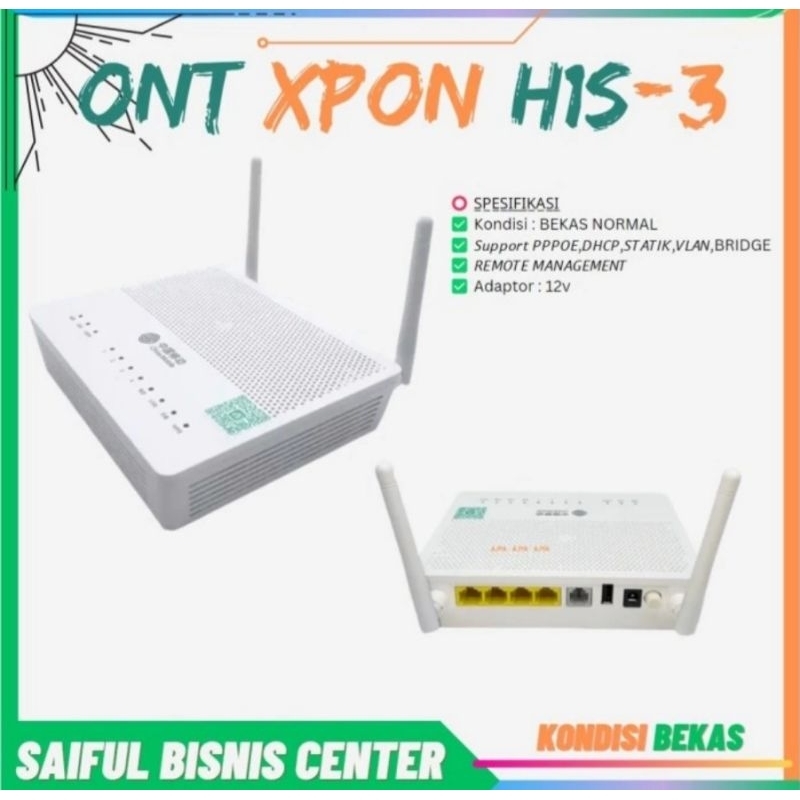 Jual Modem ONT XPON H1S-3 HIS Gpon Epon ONU | Shopee Indonesia