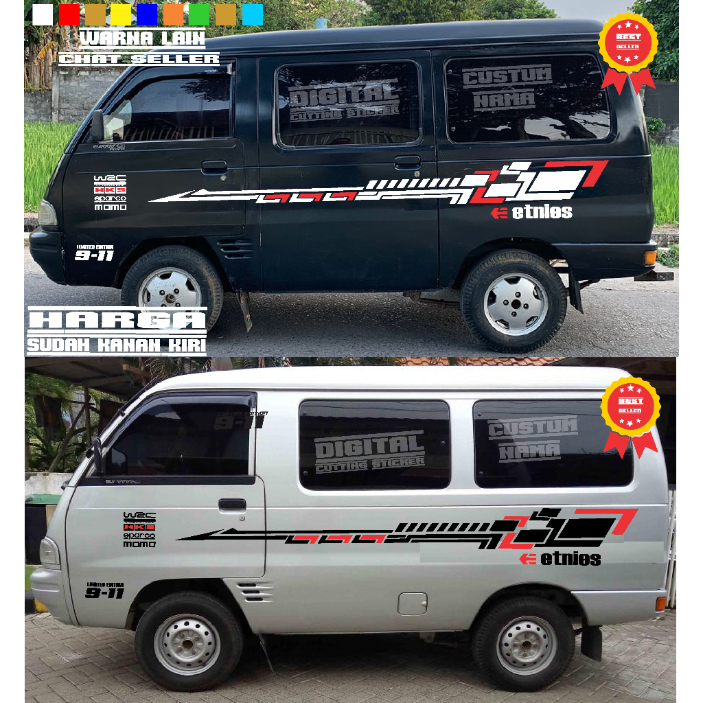Jual STIKER MOBIL CARRY FUTURA STIKER STRIPING LIST BODY MOBIL CARRY ...