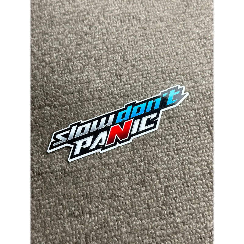 Jual STIKER SLOW DONT PANIC | Shopee Indonesia