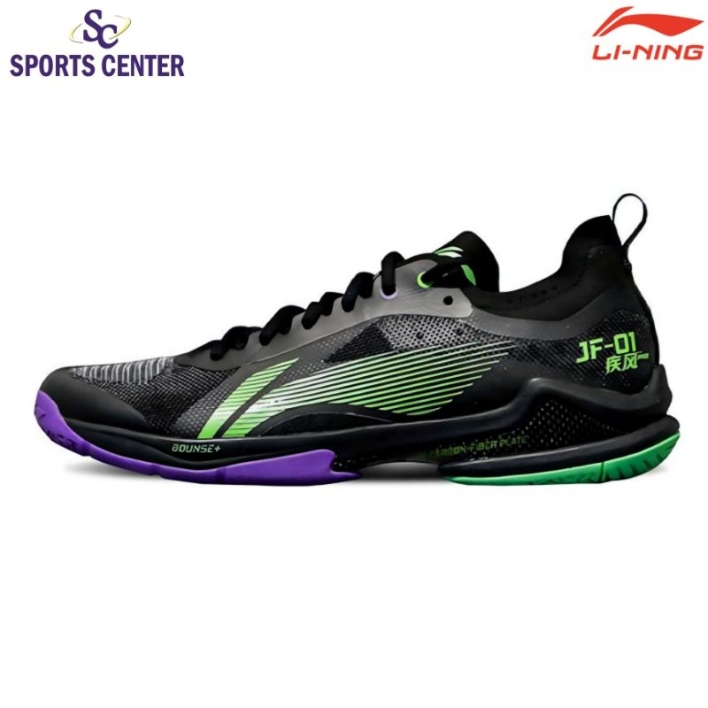 Jual New Sepatu Badminton Lining JF-01 / JF01 Blast Pro AYAS012 Black | Shopee Indonesia