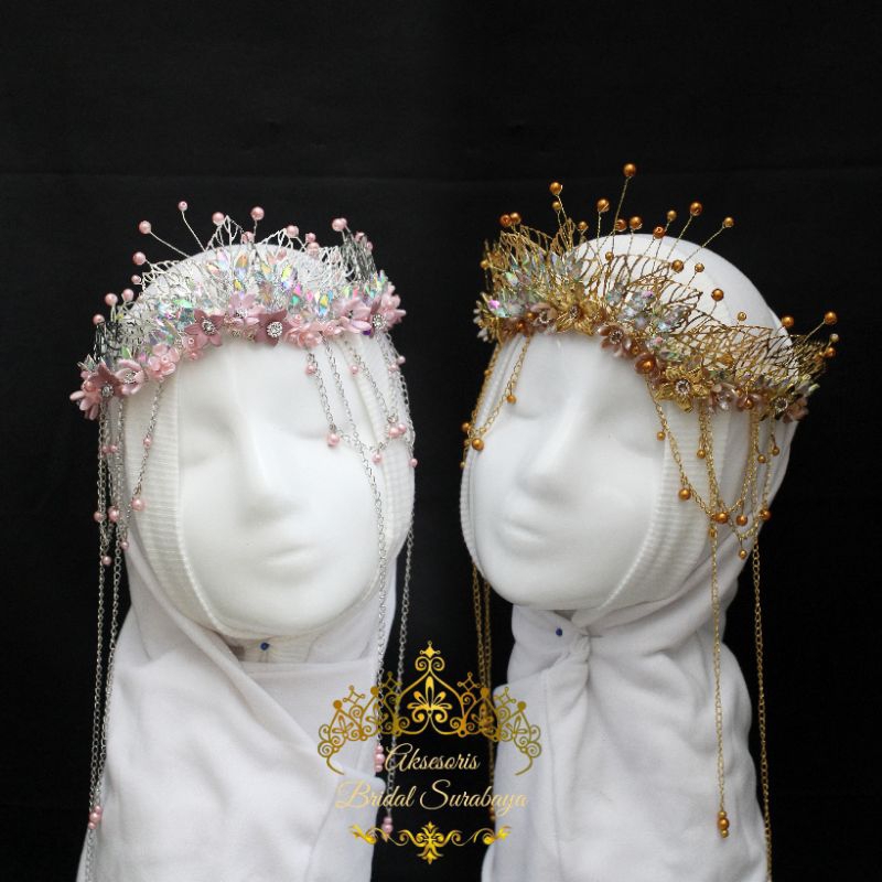 Jual Cleopatra Laure Headpiece Dahi Cleopatra Mahkota Rumbai Viral ...