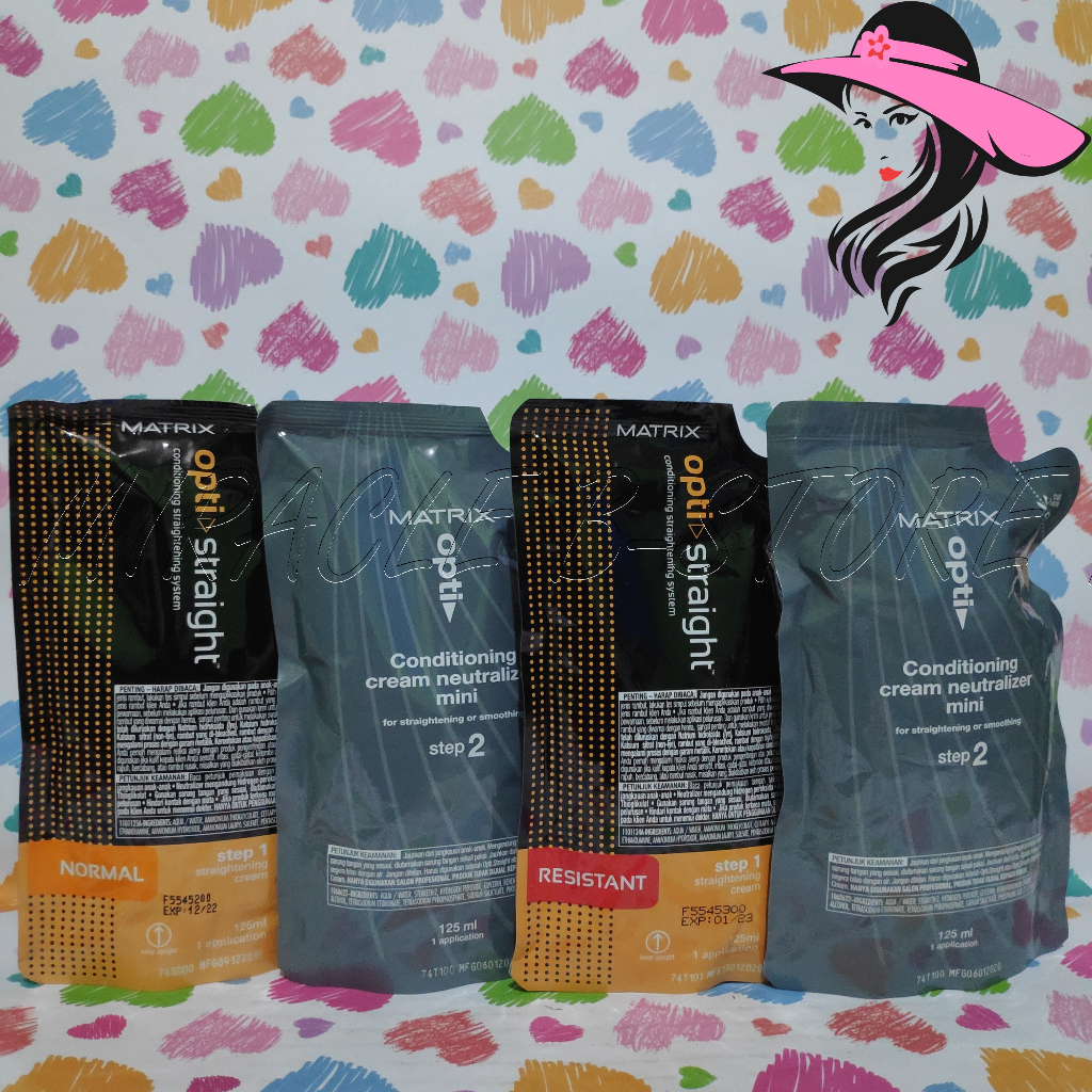 Jual MATRIX OPTISTRAIGHT / OPTI STRAIGHT 125 ML x2 STEP OBAT PELURUS ...