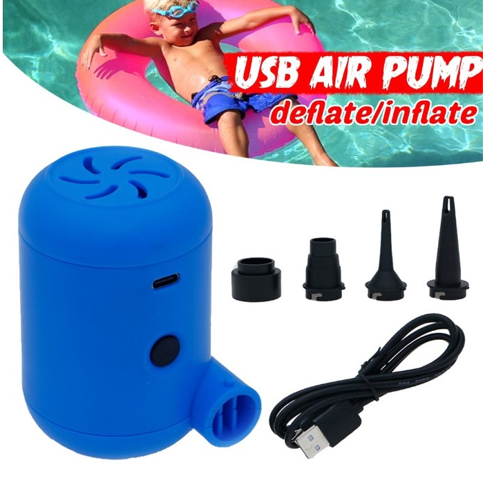 Jual POMPA ANGIN ELEKTRIK USB Electric Pump Portable POMPA KASUR BAN ...