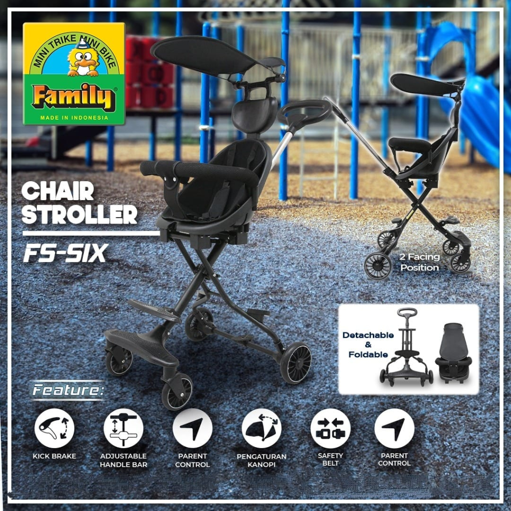 Jual Stroller Traveller Family Chair Stroller FS-TRV / FS-SIX / FS-JNY ...