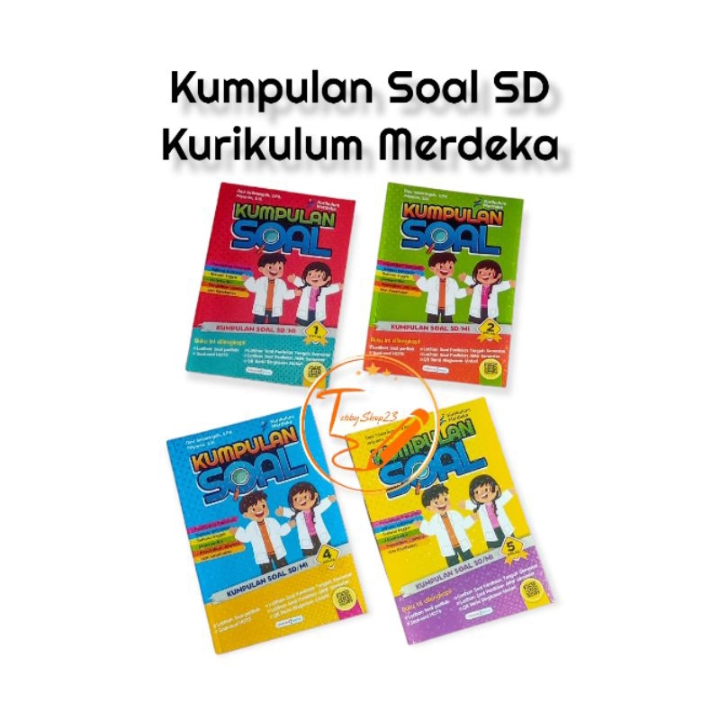 Jual Buku Kumpulan Soal SD MI Kurikulum Merdeka kelas 1 sampai 6 | Shopee Indonesia