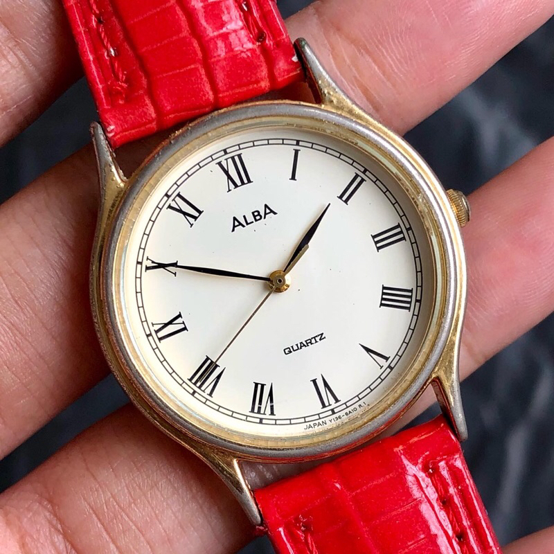 Jual Alba Quartz Roman Dial Y136 | Shopee Indonesia