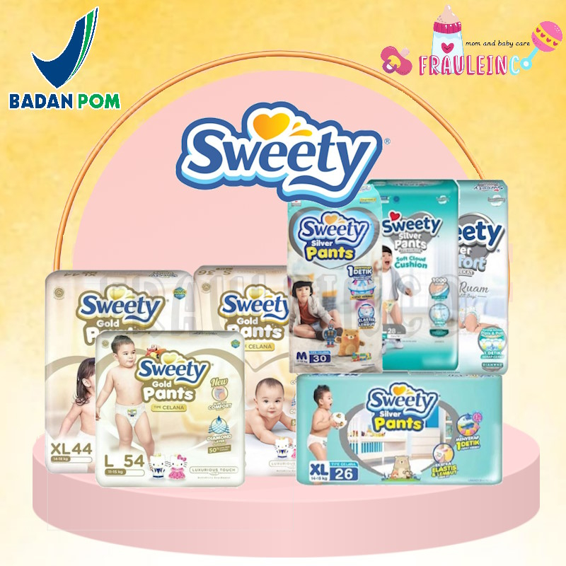 Jual Sweety Gold Royal Pants NextGen Popok Bayi Sweety // Sweety Silver ...