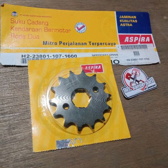 Jual GEAR /GIR DEPAN GIR RODA/GIGI TARIK DEPAN HONDA GLPRO 14T GL 100 ...
