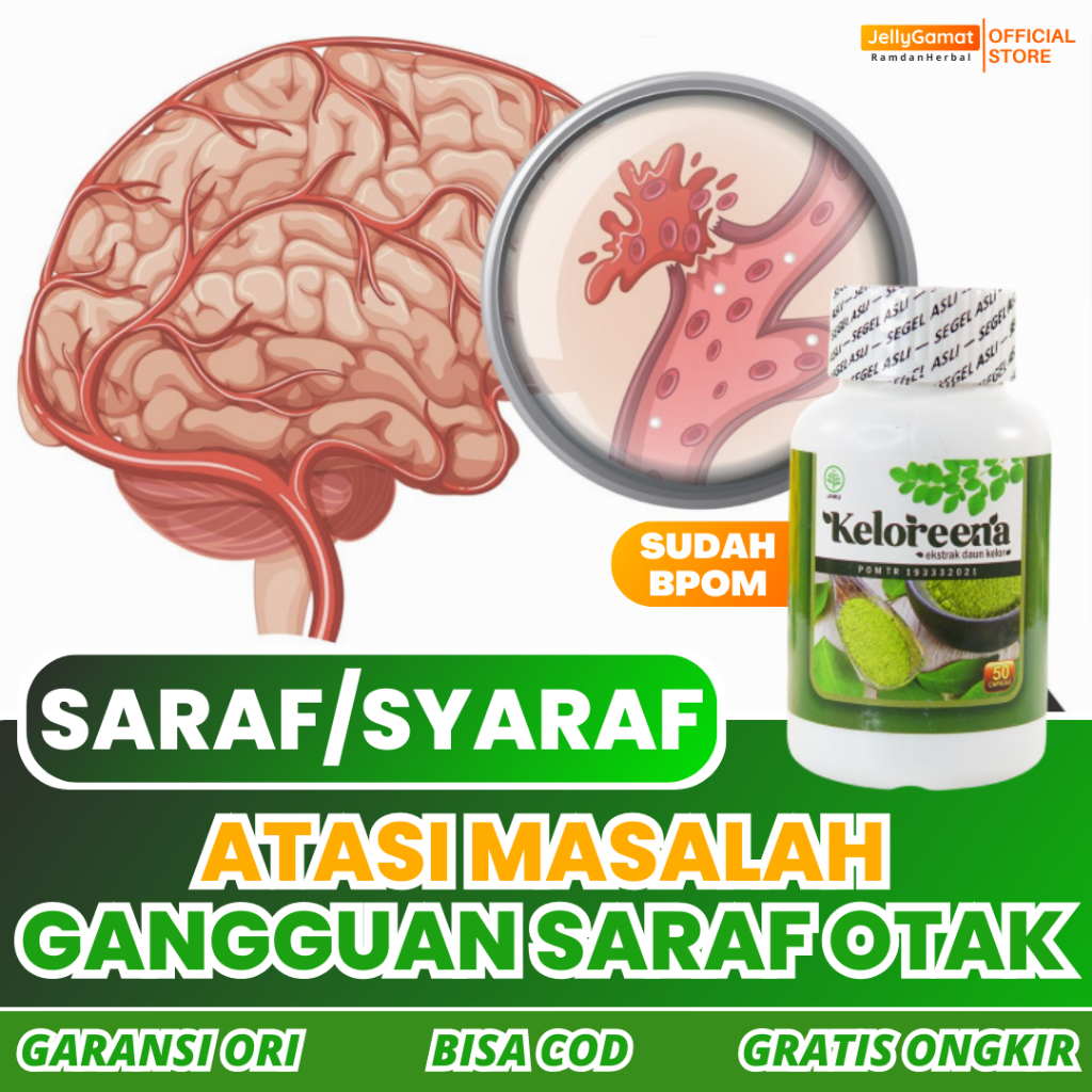 Jual Obat Gejala Gangguan Saraf, Saraf Otak, Syaraf Otak, Obat Saraf ...
