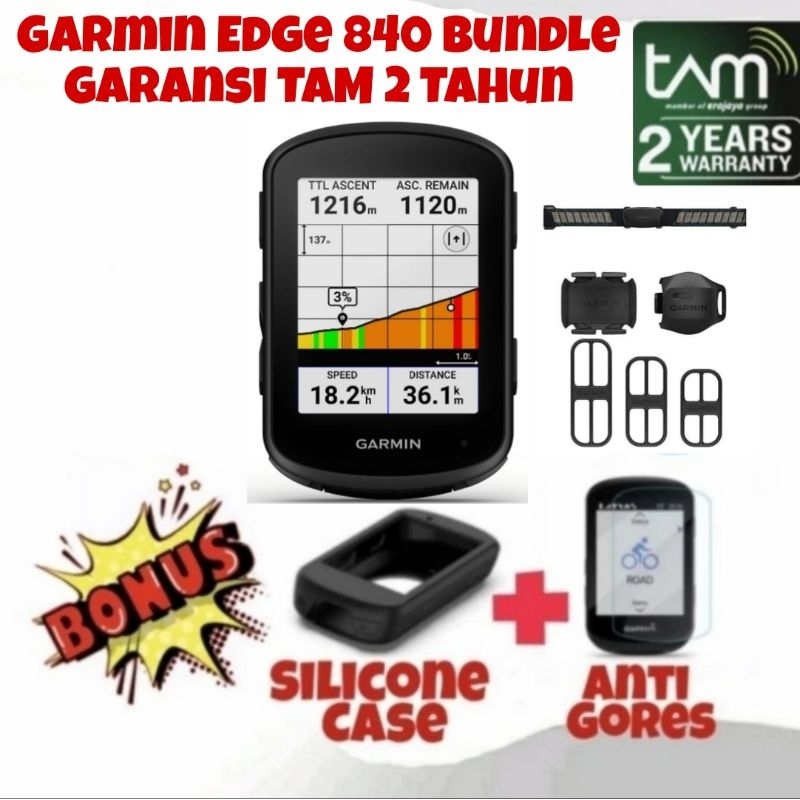 Jual Garmin Edge 840 Bundle Garansi TAM Resmi | Shopee Indonesia