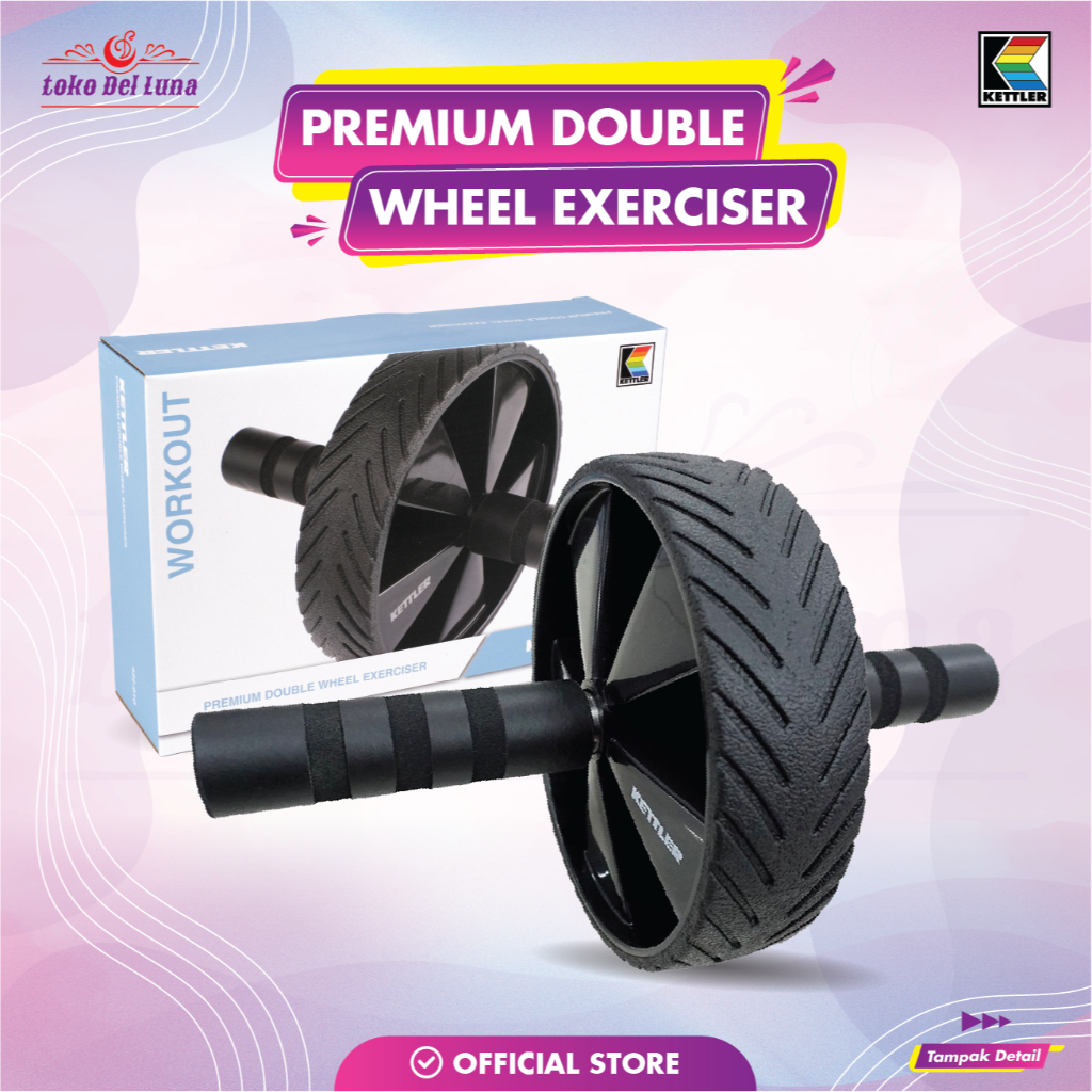 Jual Premium Double Wheel Exerciser KETTLER - ORIGINAL | Shopee Indonesia