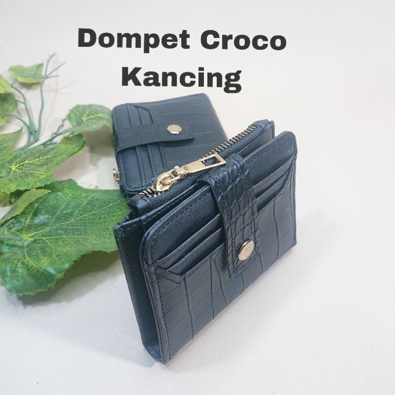 Jual DOMPET CROCO KANCING LIPAT - AD001 | Shopee Indonesia