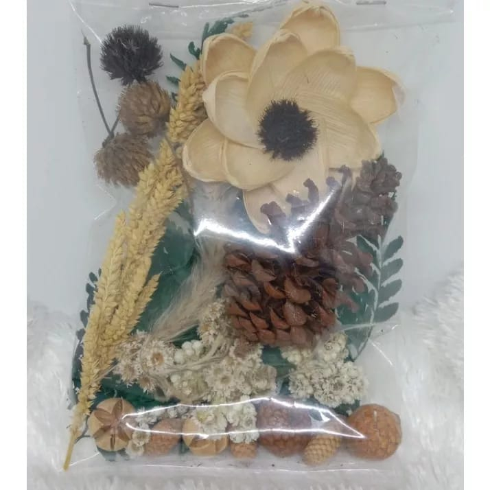 Jual Paket bunga kering rustic aesthetic hiasan mahar dekorasi rustic ...
