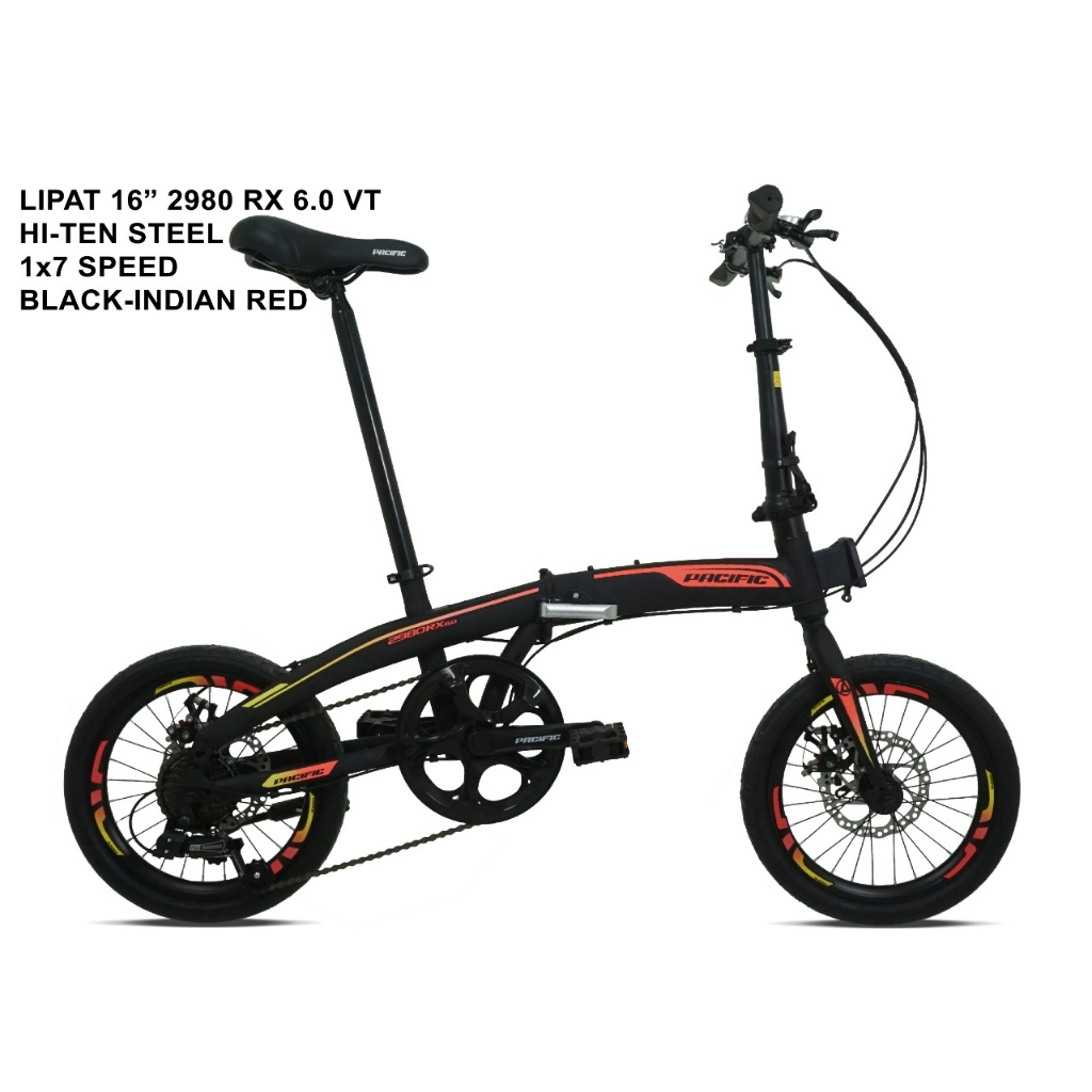 Jual Sepeda Lipat Pacific 2980 RX 16inch / 20 inch FOLDING BIKE PACIFIC ...