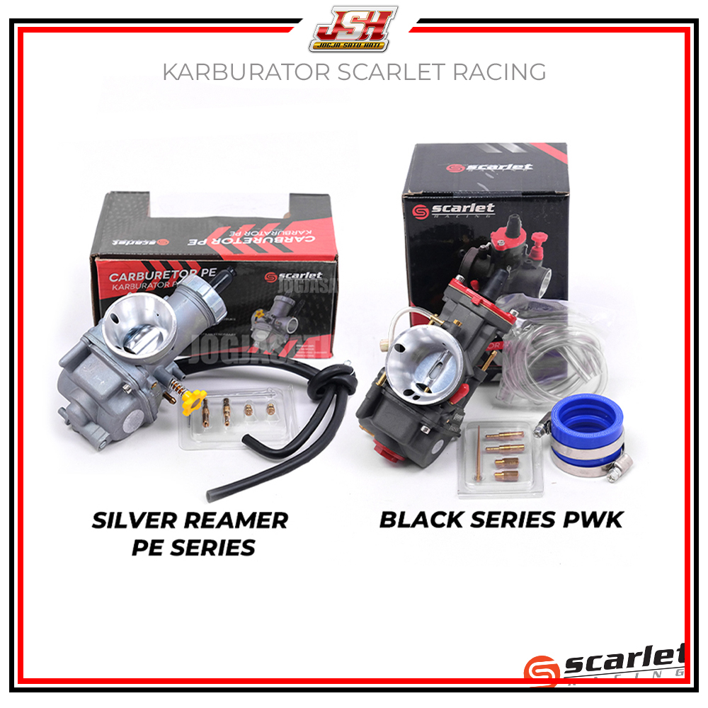Jual Karbu Scarlet Racing Silver Reamer PE / Black Series PWK / Black Big PWK QAS 24 26 28 30 32 ...