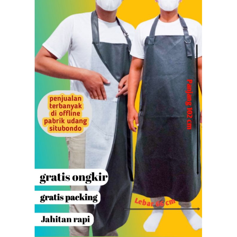 Jual Apron Anti Air cafe restoran barista mencuci piring mengecat ...